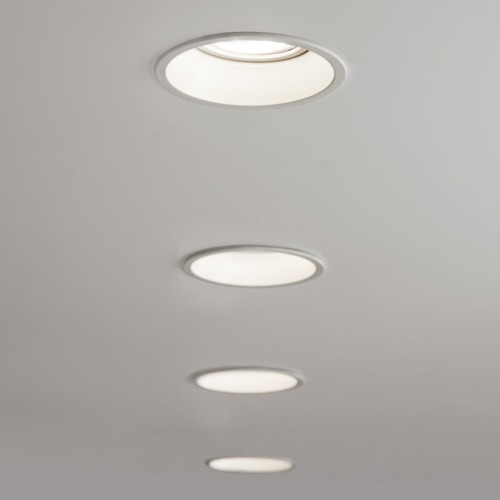 Astro Minima Round Fixed Fire-Rated White Recessed Downlight